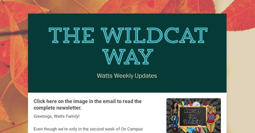 The Wildcat Way