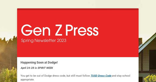 Gen Z Press | Smore Newsletters