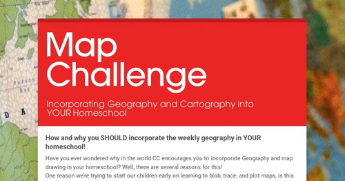 Map Challenge | Smore Newsletters