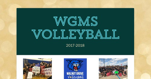 WGMS Volleyball | Smore Newsletters