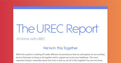 The UREC Report | Smore Newsletters