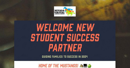 Welcome New Student Success Partner | Smore Newsletters for Education