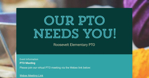 Our PTO Needs You!