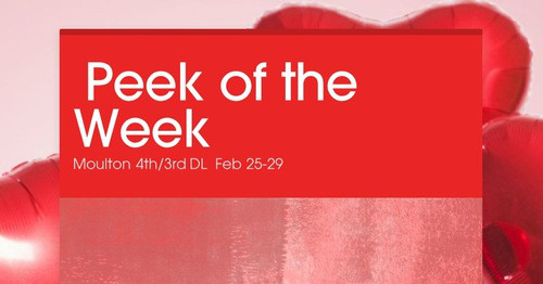Peek of the Week | Smore Newsletters
