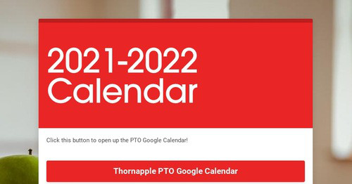 2021-2022 Calendar | Smore Newsletters for Education