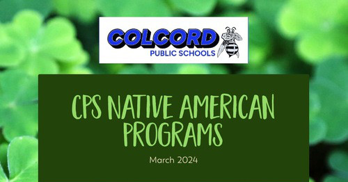 CPS Native American Programs | Smore Newsletters