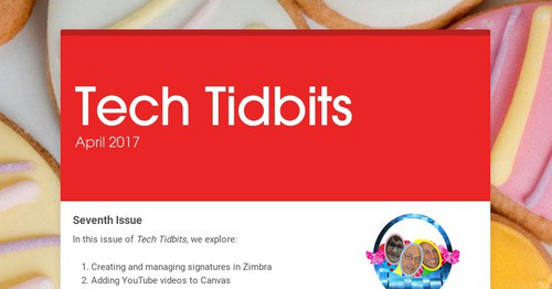 Tech Tidbits | Smore Newsletters