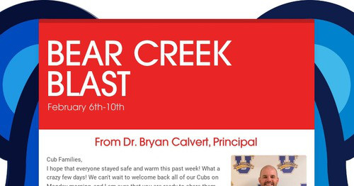 BEAR CREEK BLAST