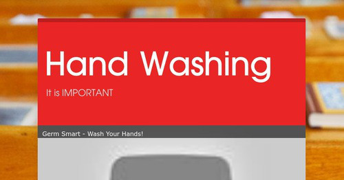 Hand Washing | Smore Newsletters