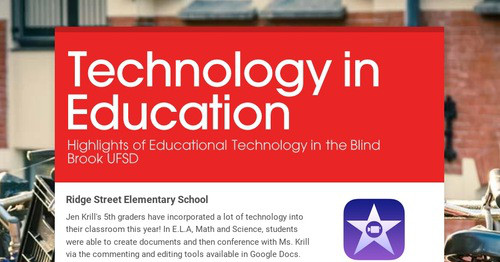 Technology in Education | Smore Newsletters
