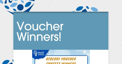 Voucher Winners! | Smore Newsletters