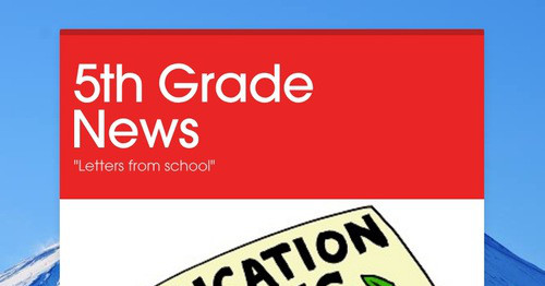 5th Grade News | Smore Newsletters