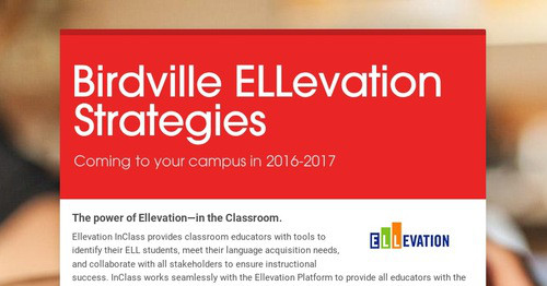 Birdville ELLevation Strategies | Smore Newsletters for Business