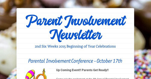 Parent Involvement Newsletter | Smore Newsletters for Education