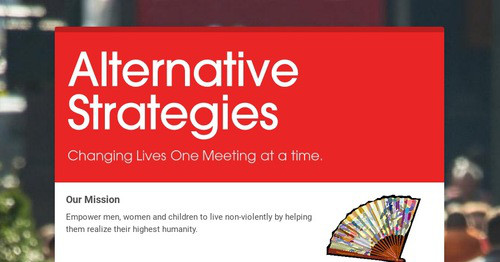 Alternative Strategies | Smore Newsletters Alternative Strategies | Smore Newsletters