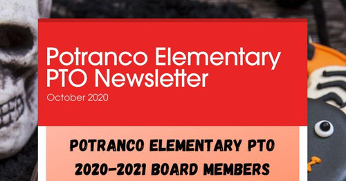 Potranco Elementary PTO Newsletter | Smore Newsletters