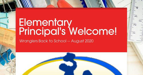 Elementary Principal's Welcome!