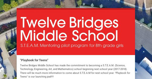 Twelve Bridges Middle School | Smore Newsletters