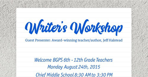Writer's Workshop | Smore Newsletters