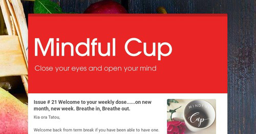 Mindful Cup | Smore Newsletters