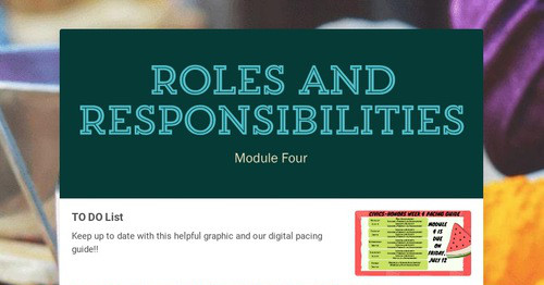 Roles and Responsibilities | Smore Newsletters