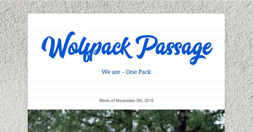 Wolfpack Passage | Smore Newsletters