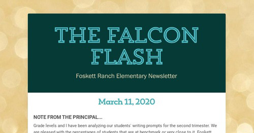 The Falcon Flash | Smore Newsletters
