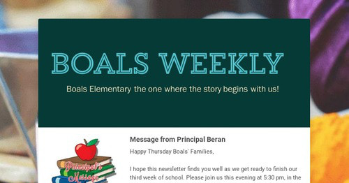 Boals Weekly