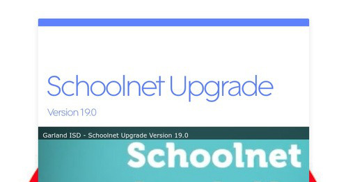 Schoolnet Upgrade