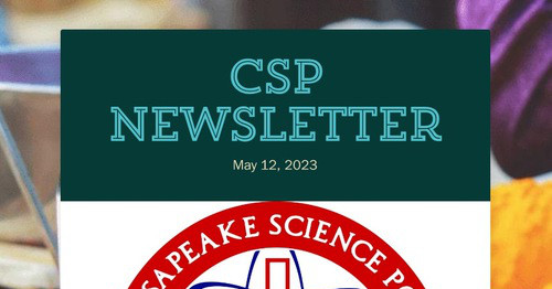 CSP Newsletter | Smore Newsletters