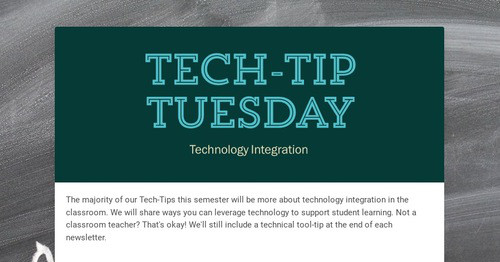 Tech-Tip Tuesday