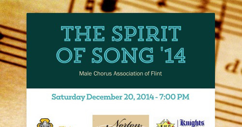 The Spirit of Song '14 | Smore Newsletters