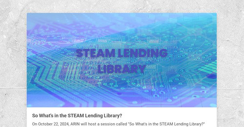 STEAM Lending Library | Smore Newsletters