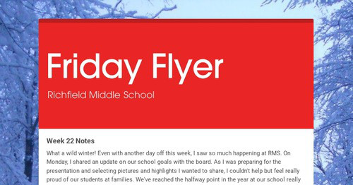 Friday Flyer | Smore Newsletters