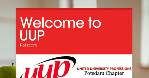 Welcome to UUP | Smore Newsletters for Education