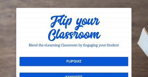 Flip your Classroom | Smore Newsletters for Education