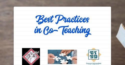 Best Practices in Co-Teaching | Smore Newsletters
