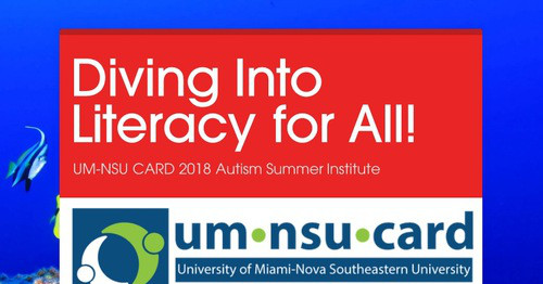Diving Into Literacy for All!