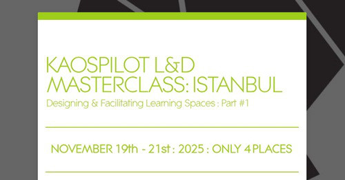 KAOSPILOT MASTERCLASS: KAUNAS