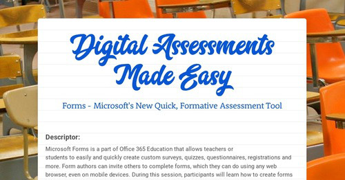 Digital Assessments Made Easy | Smore Newsletters