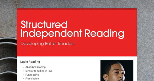 Structured Independent Reading | Smore Newsletters for Education