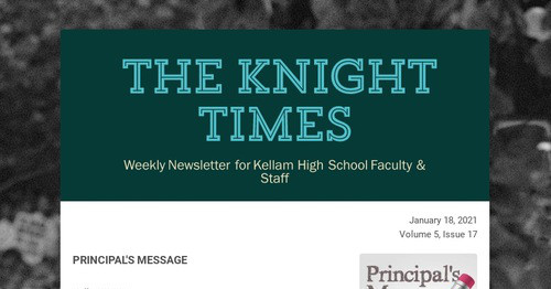 The Knight Times | Smore Newsletters for Education