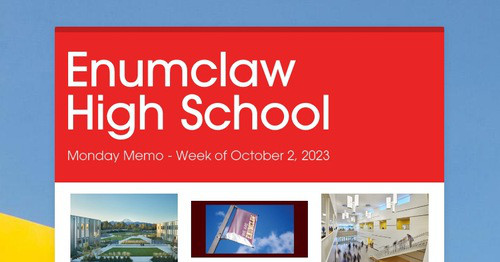 Enumclaw High School | Smore Newsletters