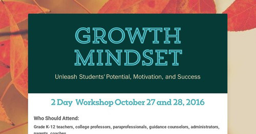 Growth Mindset | Smore Newsletters