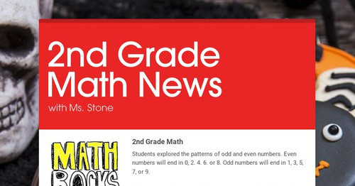 2nd Grade Math News | Smore Newsletters