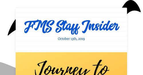 FMS Staff Insider | Smore Newsletters for Education