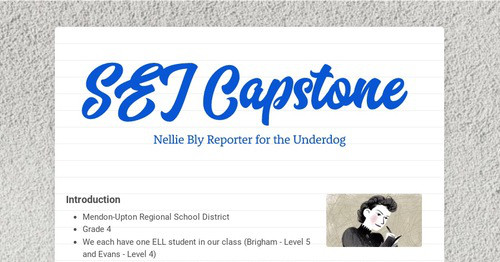SEI Capstone | Smore Newsletters