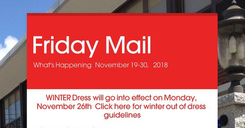 Friday Mail | Smore Newsletters