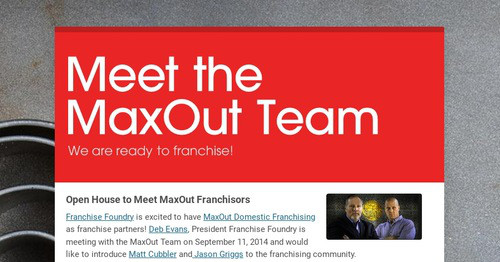 Meet the MaxOut Team | Smore Newsletters
