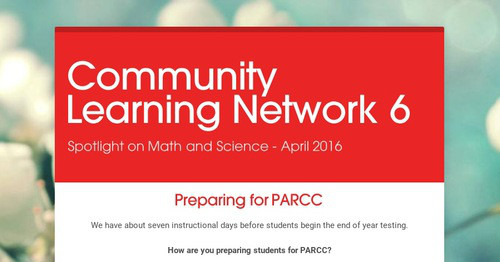 Community Learning Network 6 | Smore Newsletters